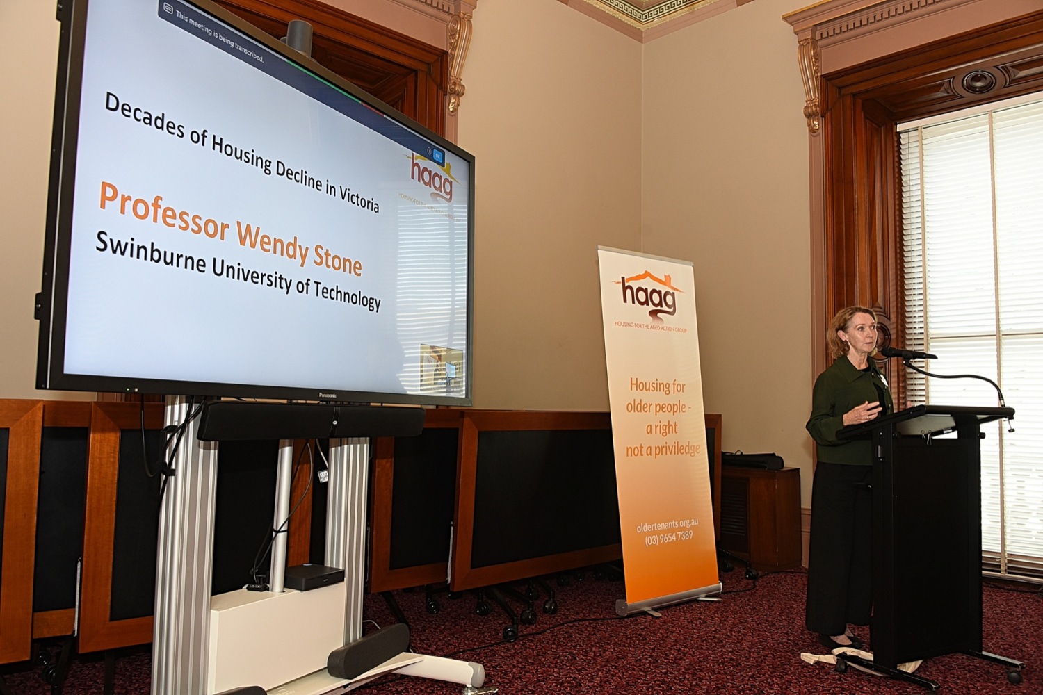 Housing Forum at Victorian Parliament House | Housing For The Aged ...